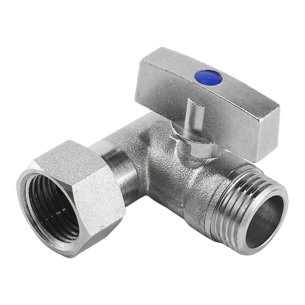 YIEMEEN Multipurpose T Connector Valves 1/2inch T Adapter Valves Steel ...
