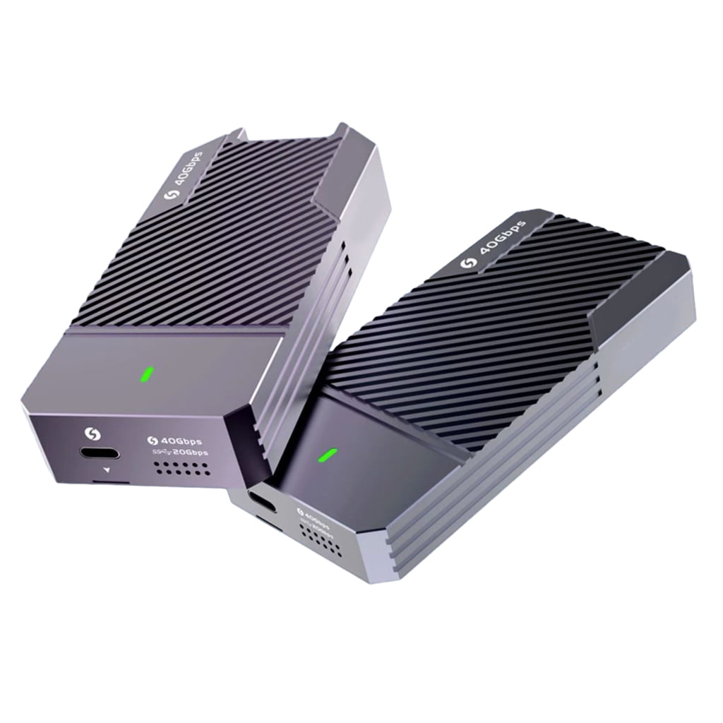 YIEMEEN NVMe Case Thunderbolt 40Gbps M.2 NVMe SSD Enclosure to Type-C ...