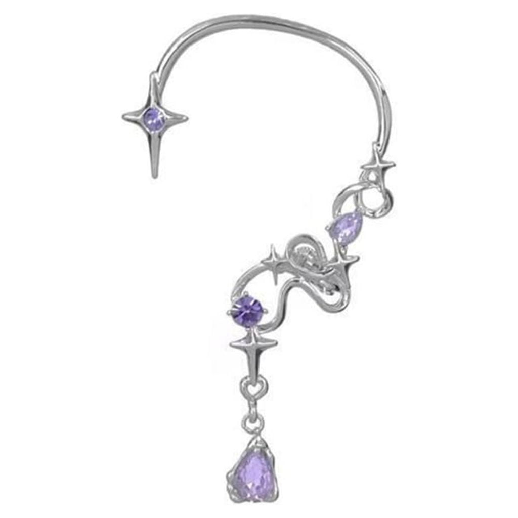 YIEMEEN Non Piercing Ear Clips Wrap Earrings Around Ear Earrings Hook ...