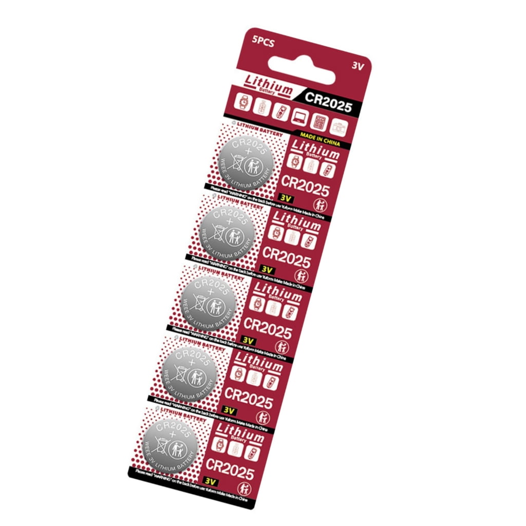 YIEMEEN Pack Of 10 CR2025 Button Cells Batteries for Cholesterol ...