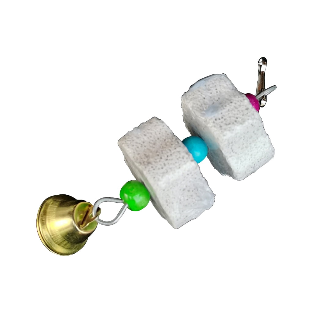YIEMEEN Parrot Molar Stone Bird Molar Parrot Grinding Stone Chinchilla ...