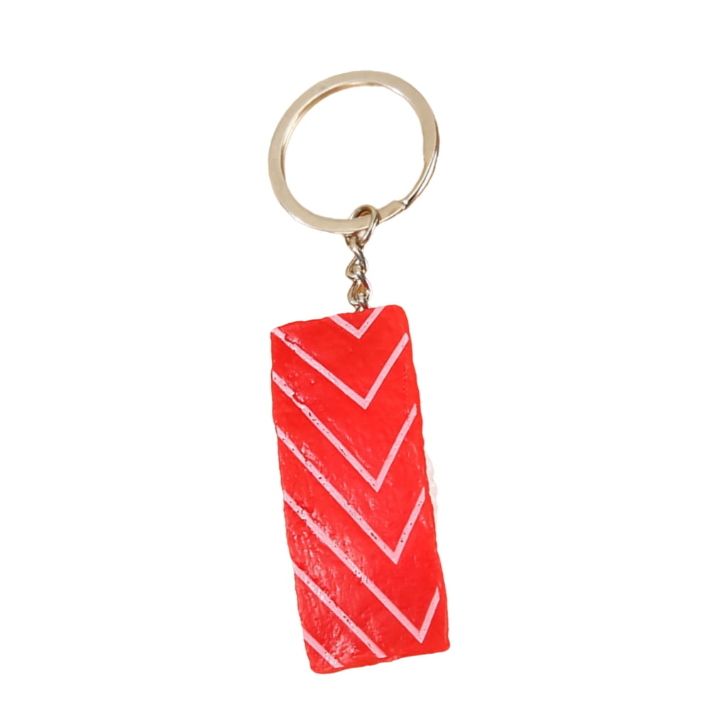 YIEMEEN Personalized Food Inspired Key Accessory Realistic Sushi Design ...