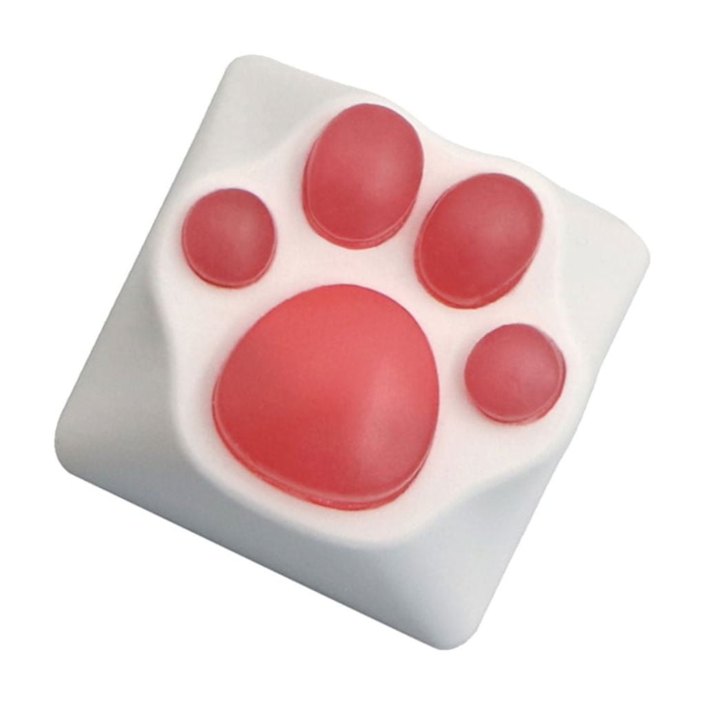 YIEMEEN Personalizeds Mechanical Keyboards Keycap Soft Silicone CatPaw ...