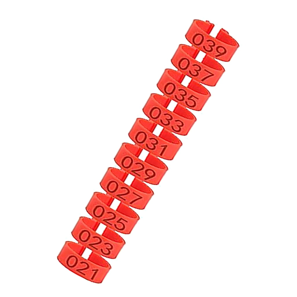 YIEMEEN Plastic Chicken Leg Rings for Duck Poultry Identification ...