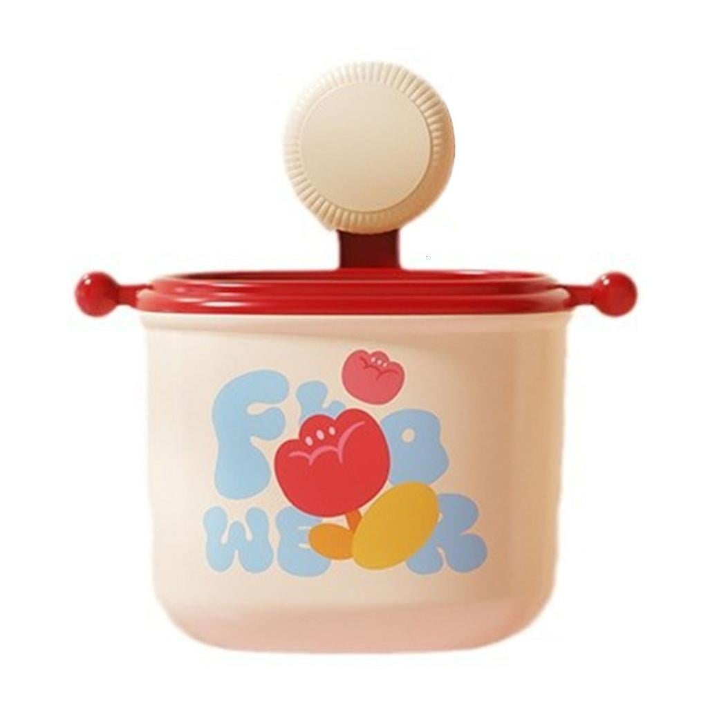 YIEMEEN Portable Waste Paper Bin with Suction Cup Trash Can for Office ...