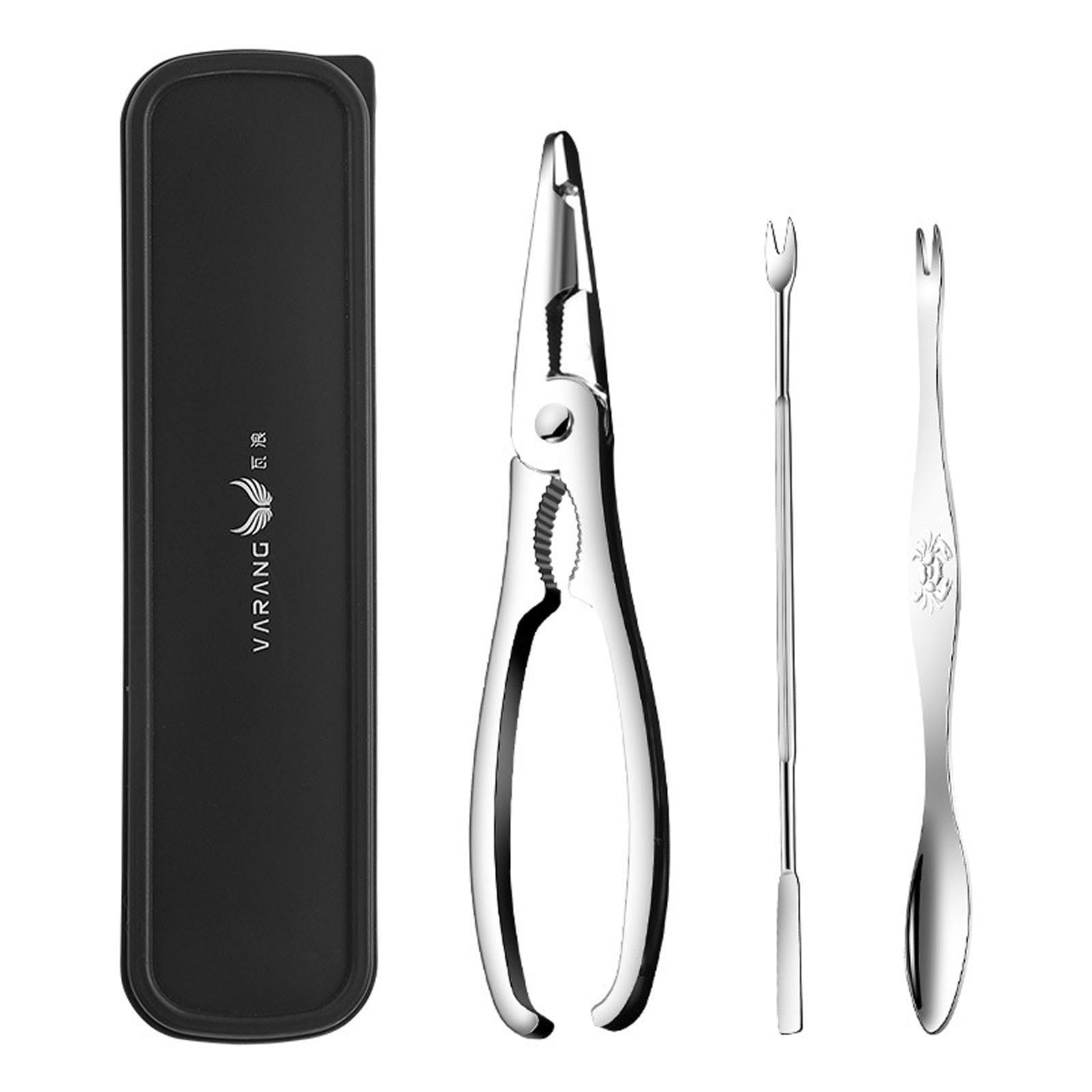 YIEMEEN Prawn Peeler Portable Seafood Tool Stainless Steel Crab Peel ...