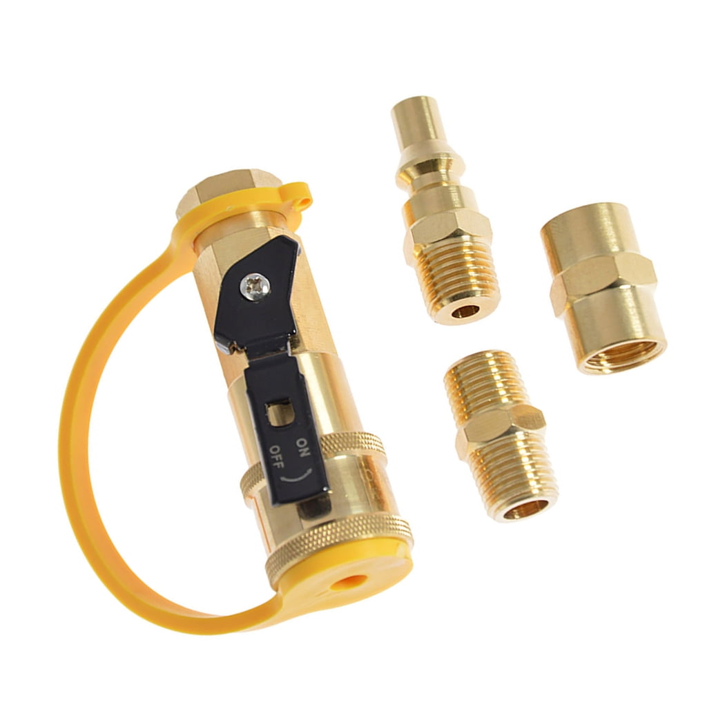 YIEMEEN Propane Quick Connect Fittings for Camping and Tailgating Metal ...