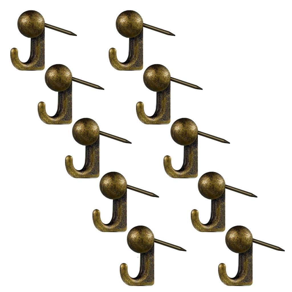 YIEMEEN Push Pin Hook Rusts Proof Metal Construction Decorative Wall ...