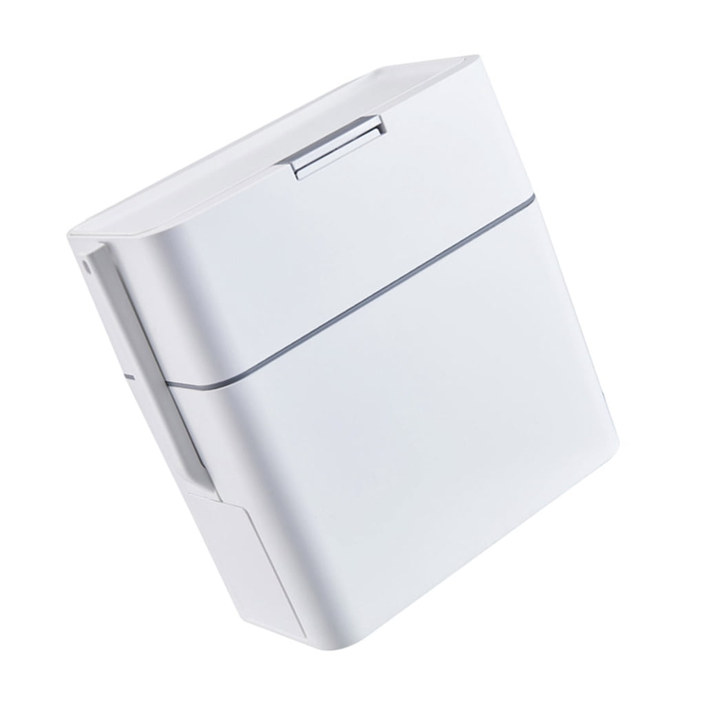 YIEMEEN Rectangular Trash Bin with Toilet Brush Household Trash Can ...