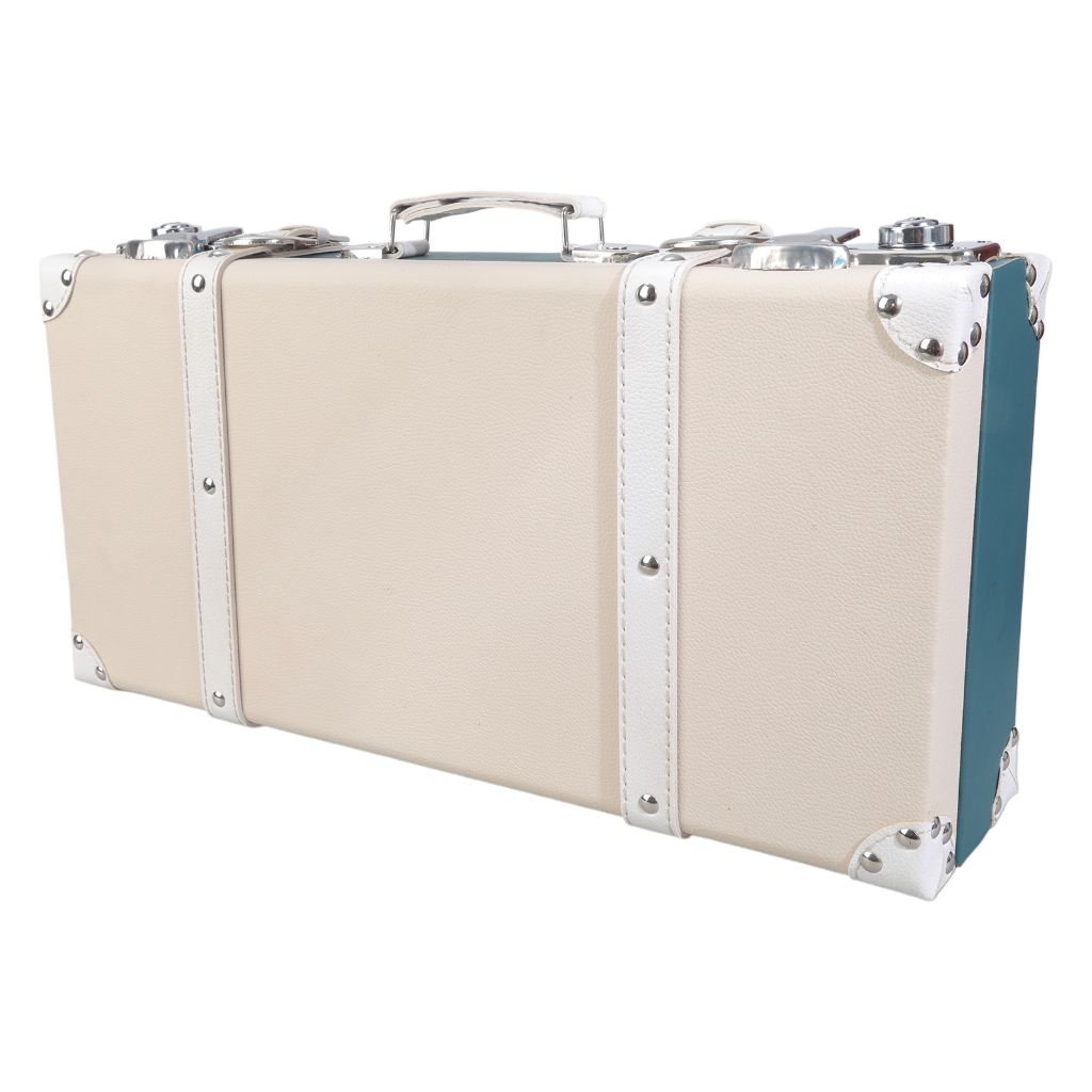YIEMEEN Retro Suitcase Box with Spacious Interior Lightweight Design ...