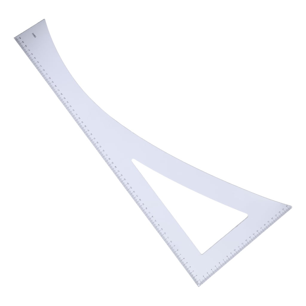 YIEMEEN Right Angles Ruler L Shape Ruler Curved Ruler Drawing Measuring ...