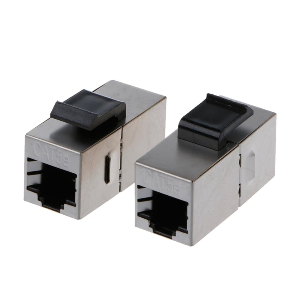 YIEMEEN Shielded Cat6 RJ45 Tool-Less Keystone Ethernet Module Female ...