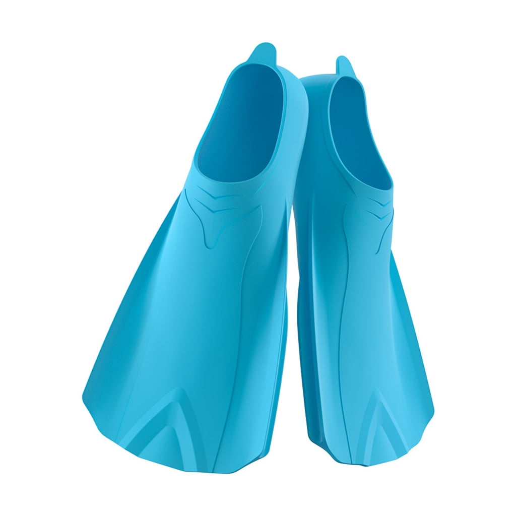 YIEMEEN Silicone Swim Training Fins Travel Size Flippers for Snorkeling ...