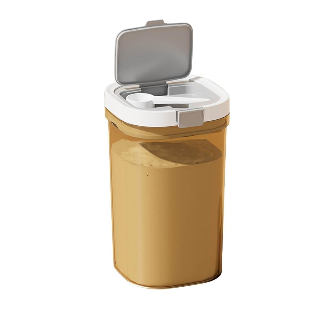 YIEMEEN Stackable 1800ML Dry Goods Container Leakproof Design Snacks ...