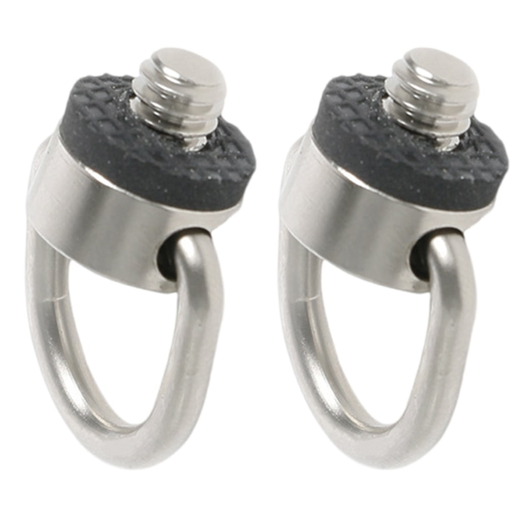 YIEMEEN Stainless Steel D Rings Screw, 1/4"-20 Camera Fixing Screw with ...
