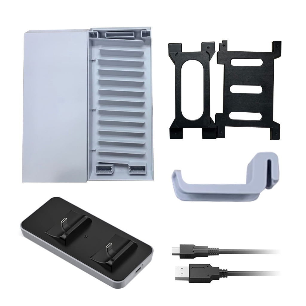 YIEMEEN Storage Bracket Multi-function Stand Storage Dual-seat Games ...