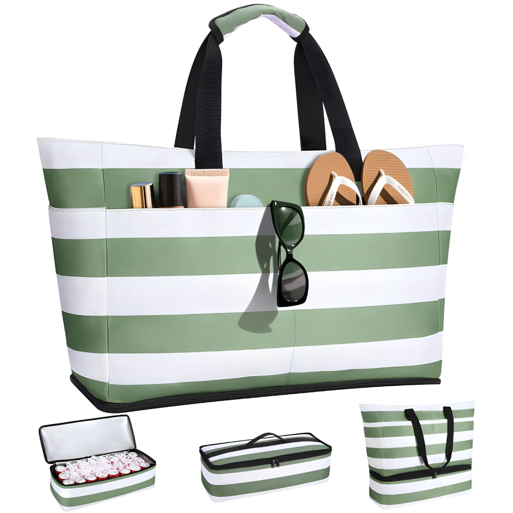 YIEMEEN Strong Sand Proof Coastal Bag Having Temperature Regulated Area ...
