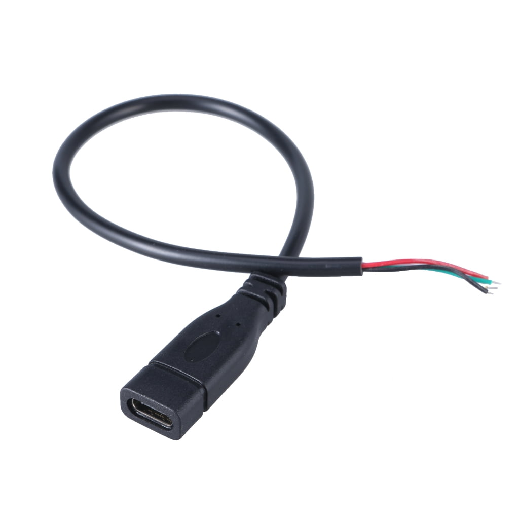 YIEMEEN Type C Female Port Power Supply Cord Charging Connector Line ...