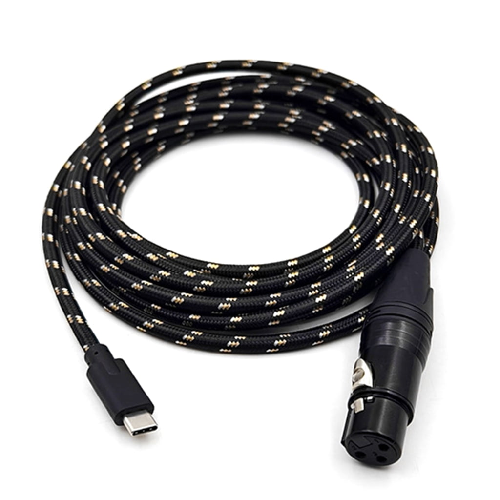 YIEMEEN Type C to 3Pin Microphone Connector Wire Line 3Pin Female to ...
