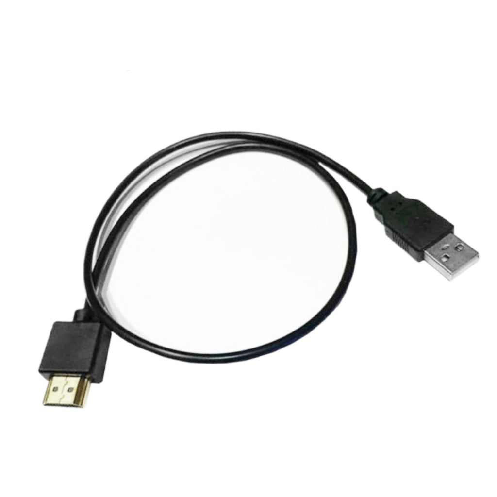 YIEMEEN USB 2.0 Male to HDMIcompatible Male Cable 0.5m Power Supply ...