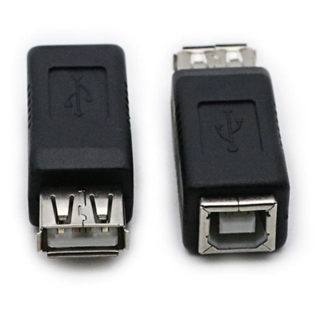 YIEMEEN USB A to B Plugs USB2.0 A Female to Type B Female Adapter for ...