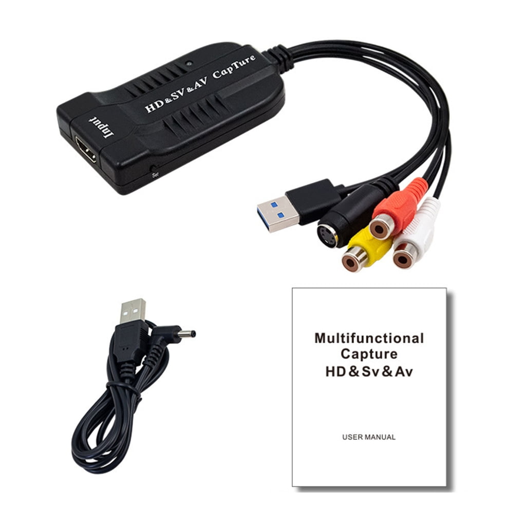 YIEMEEN USB Video Capture Card For Multiple source to Digital Converter ...