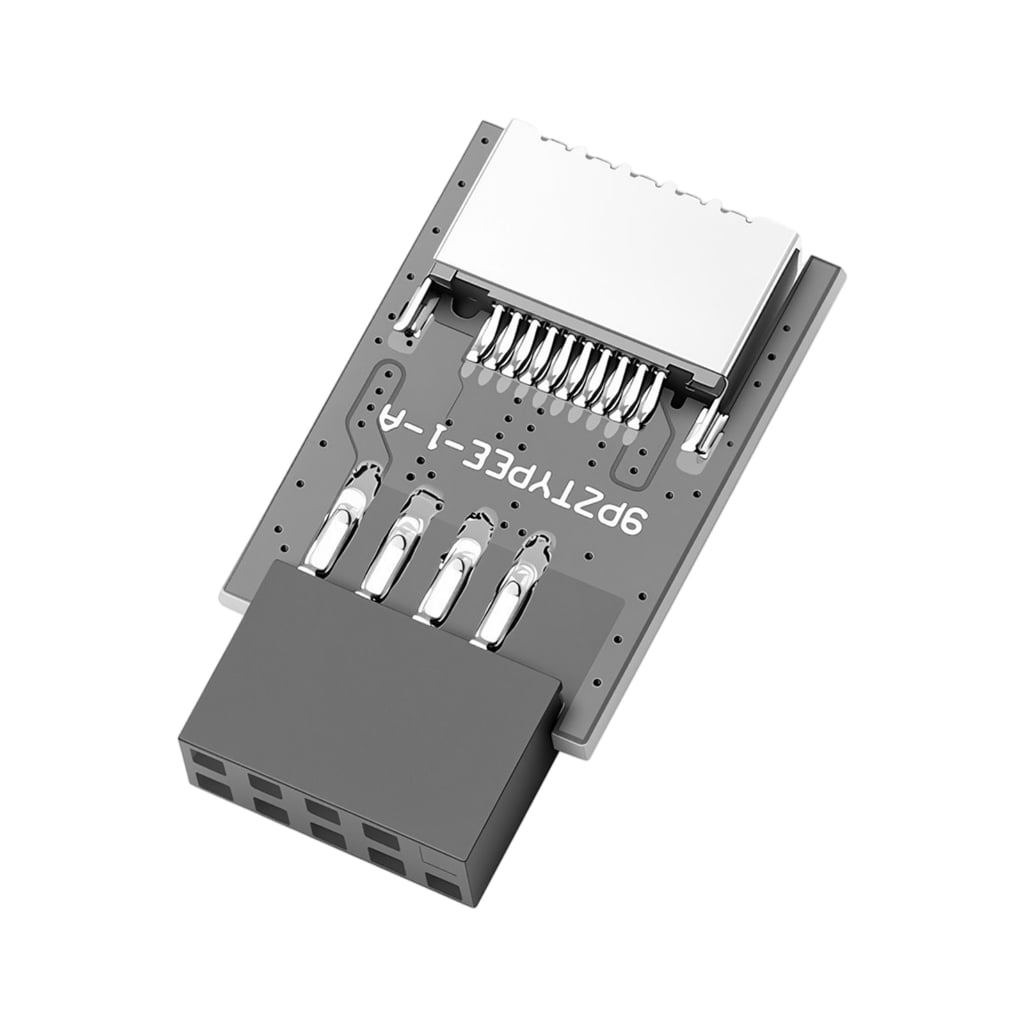 YIEMEEN USB2.0 9Pin to Type E Header Adapter Front Panel Connector ...