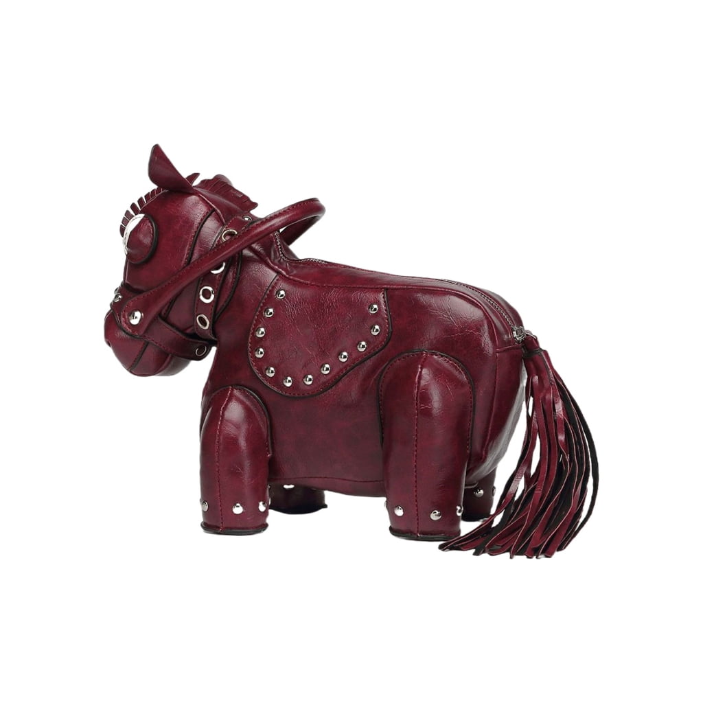 YIEMEEN Women's Fun Horse Shape Shoulder Bag with Removable Strap PU Clutch - Walmart.com