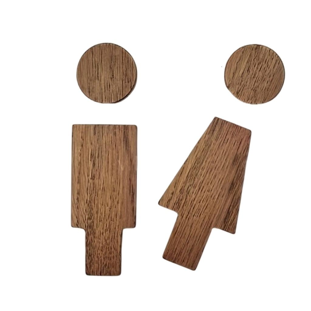 YIEMEEN Men's and Women's Restroom Signage Door Sign Set Public ...