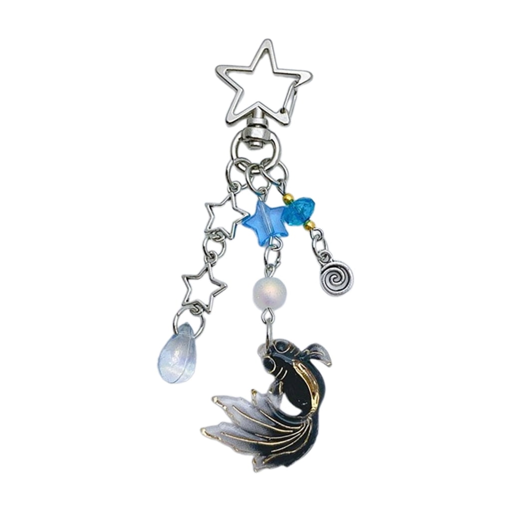YIEMEEN Y2K Star Small Fish Charm Hanging Pendant Y2K Phone Strap ...