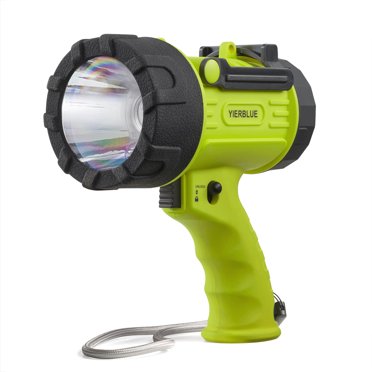 BUYSIGHT Rechargeable LED Spotlight, High Beam Outdoor Hunting Lamp ...