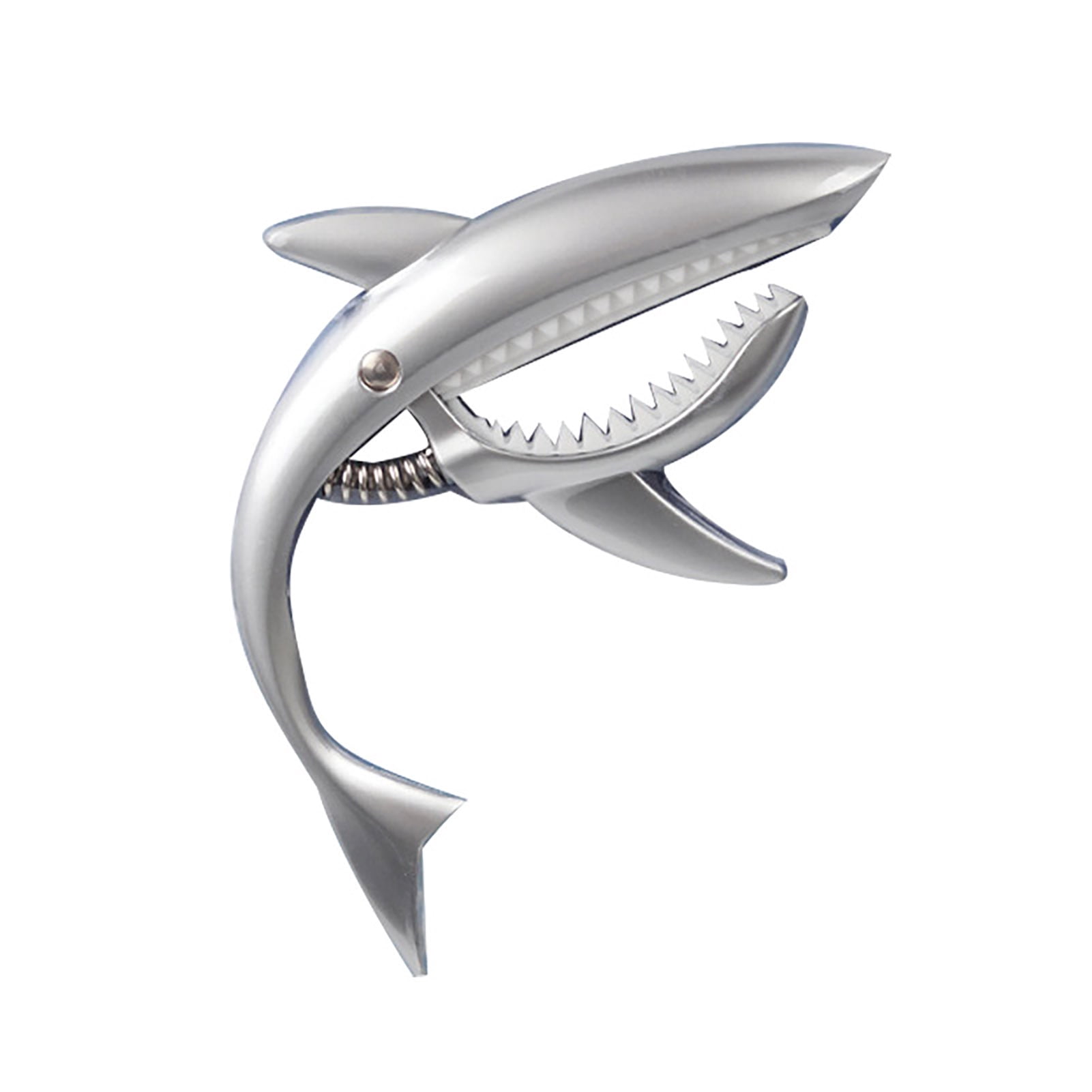 YIFAEUX Metal Shark Guitar Capo Heavy Duty Zinc Alloy Universal Ukulele ...