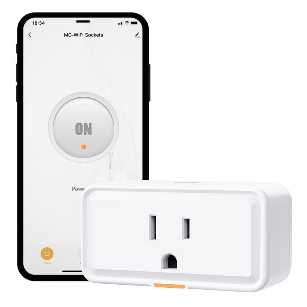 YIFAN Smart Plug 15A, Smart Home WiFi Outlet, C Smart Series Tuya Timer ...