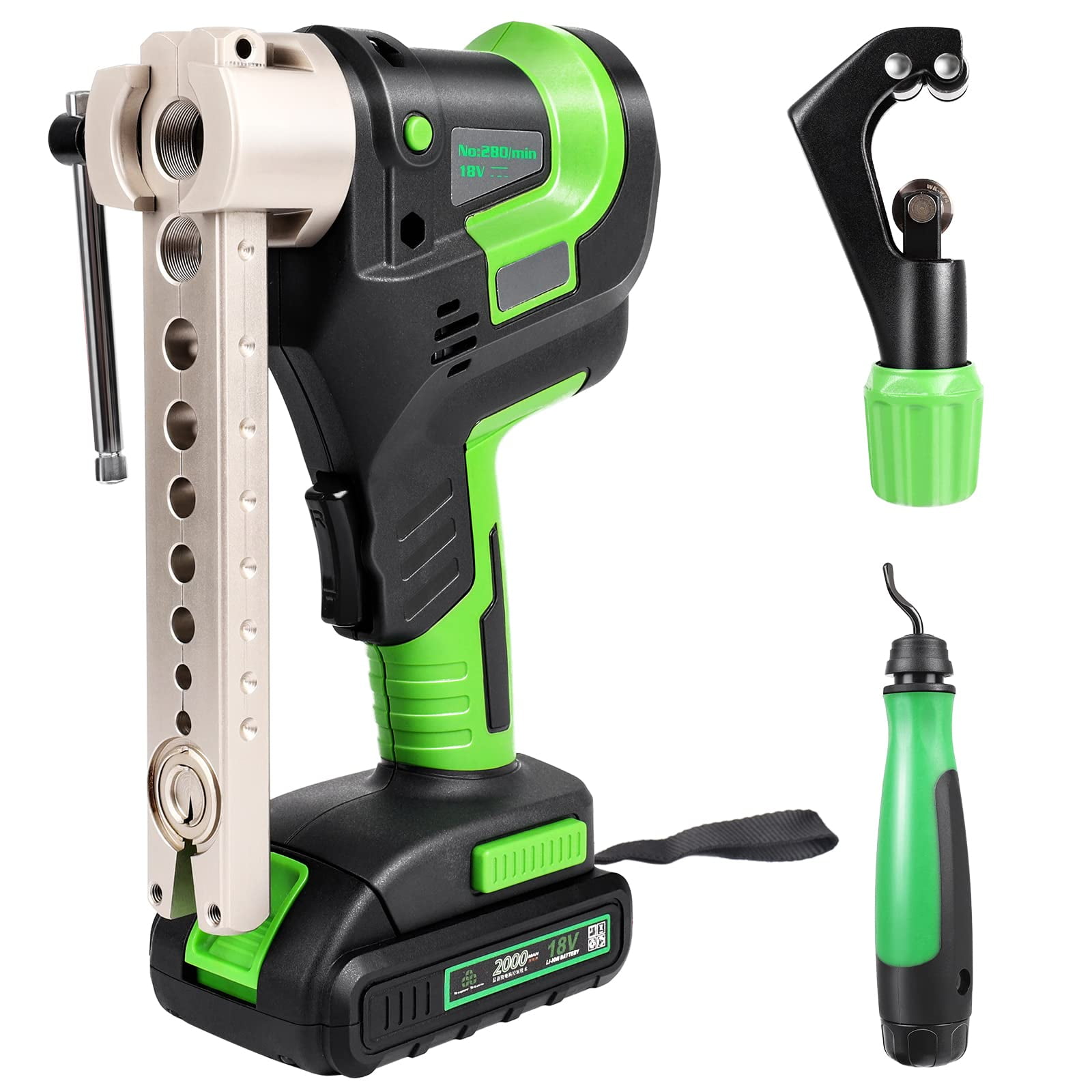 YIFOR Power Flaring Tool Kit 3/4" Max OD, 5 Sec Fast Flaring HVAC ...