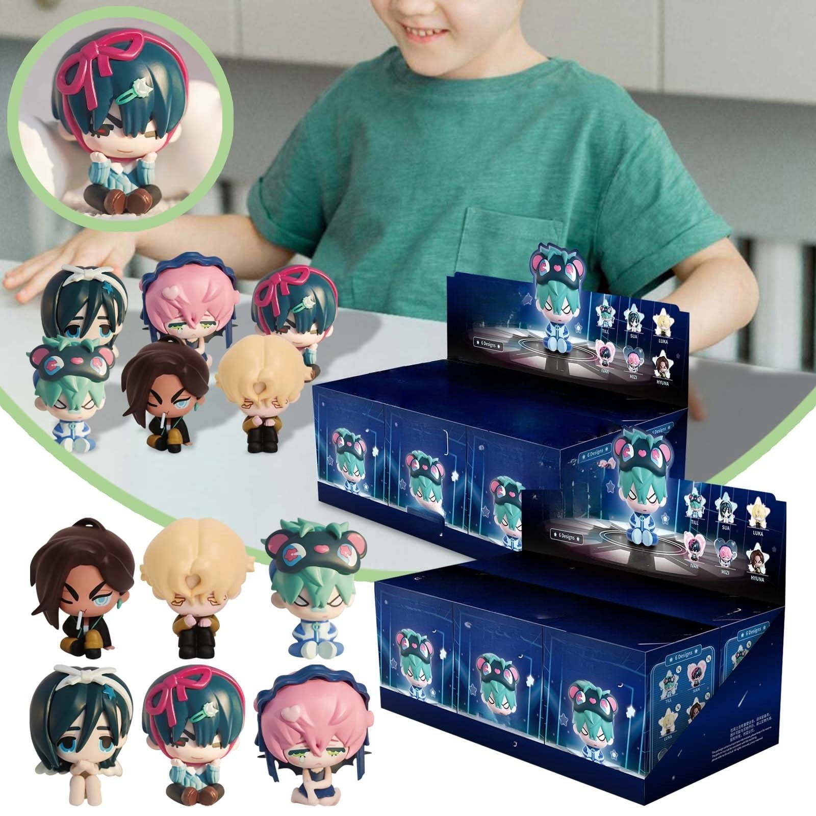 YIGOUMY Anime Alien Stage Blind Box Series Mizi SUA Ivan Till Luka ...
