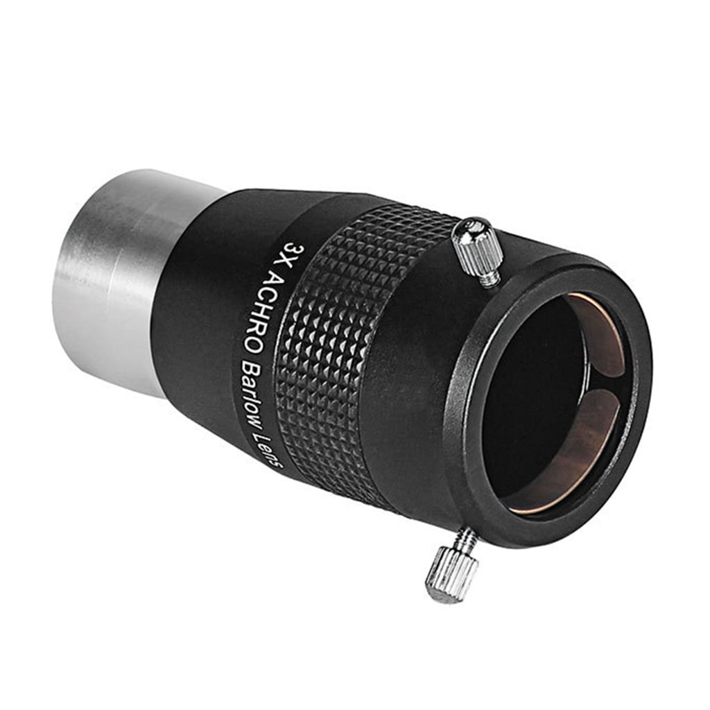 YIGSECU 1.25inch 3X Barlow Lens Fully-Multi Coated Achromatic Lens ...