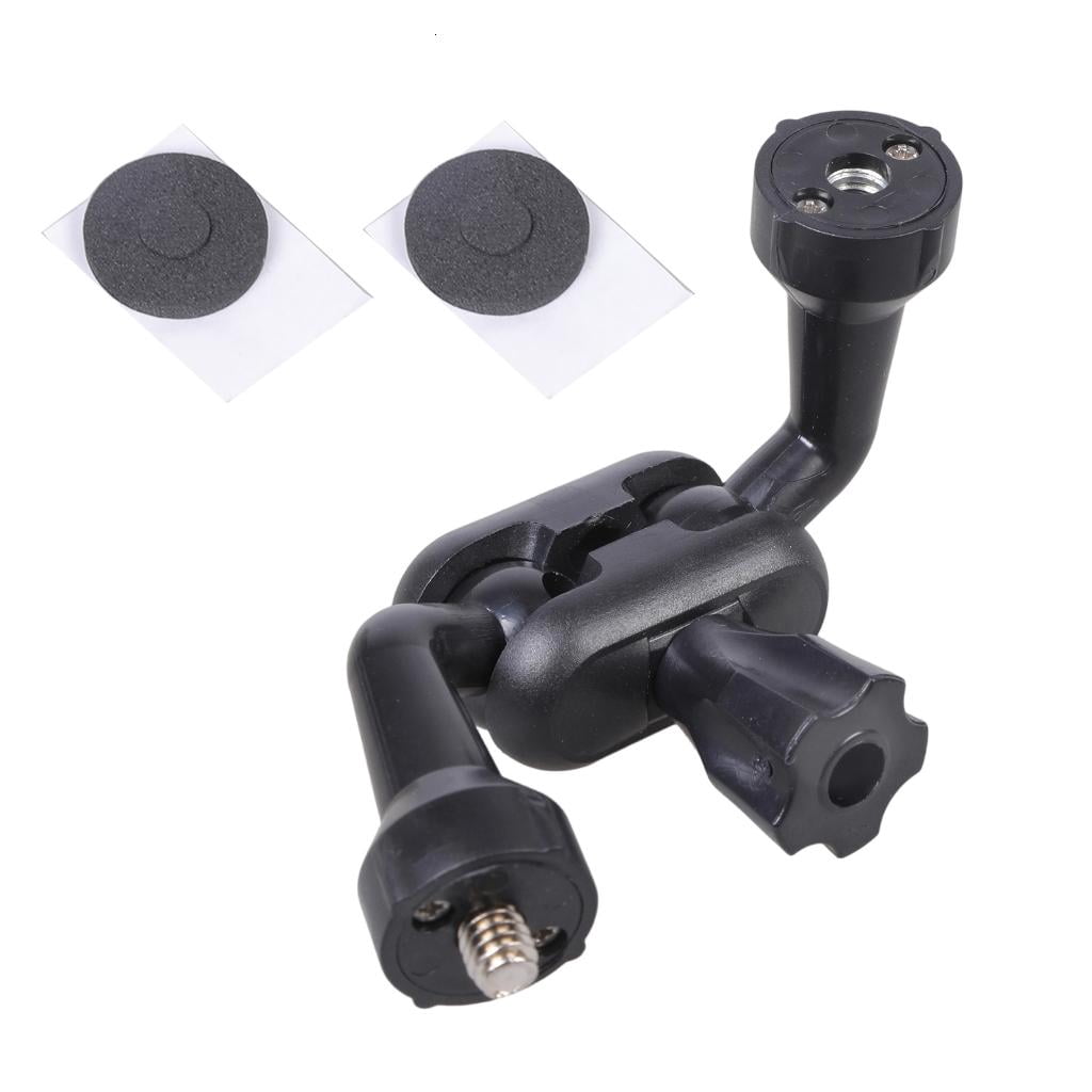 YIGSECU 1/4-20 Threaded Camera Adapter Extension Rod 12cm Length Double ...
