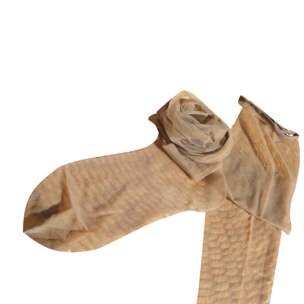 YIGSECU 1 Pair Thigh High Socks for Women Girls Knee High Socks Sheer Long Boot Socks - Walmart.com