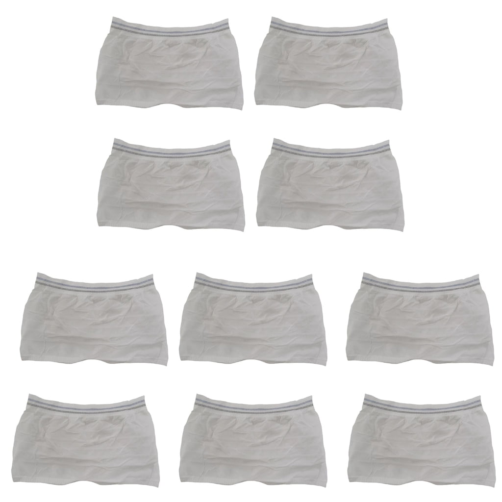 YIGSECU 10 Pack Disposable Mesh Pants Underwear Boxer Briefs for ...