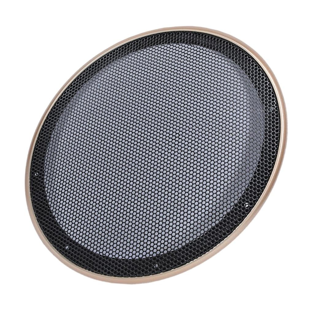 YIGSECU 10" Protective Loudspeaker Grill High Strength Metal Mesh ABS ...