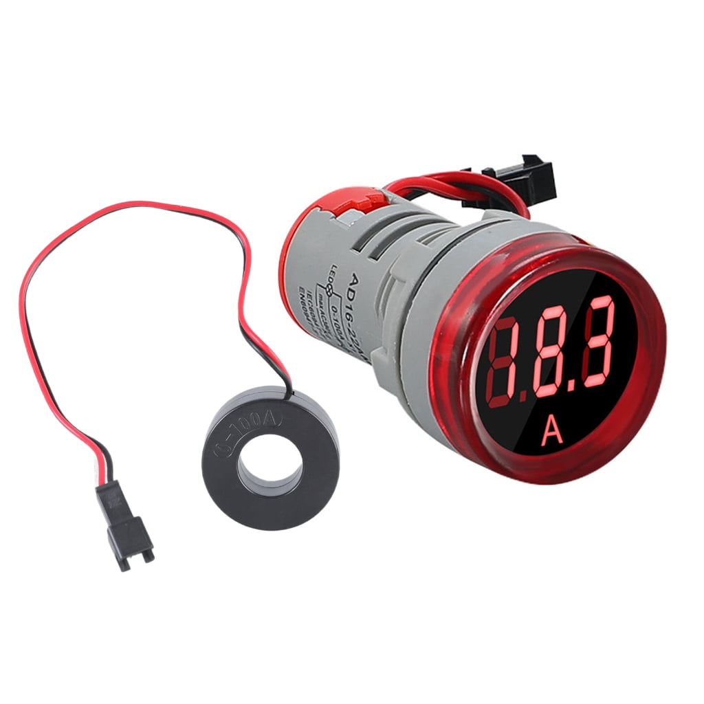 YIGSECU 100A Current Meter Voltages Current Monitors Digital LED ...