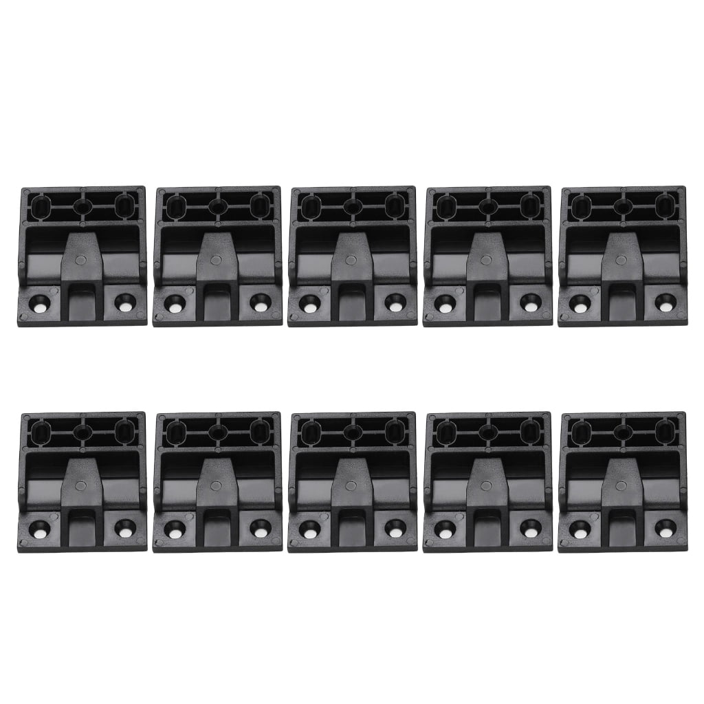 YIGSECU 10Pcs Press Fit Panel Clip Furniture Push in Plinth Panel Joint ...