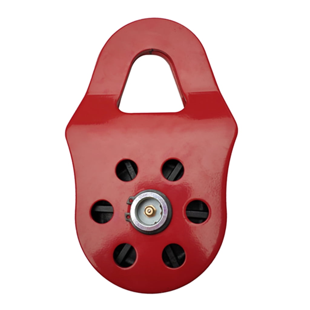 YIGSECU 10Ton Snatch Pulley Block Tackle Block Synthetic Rope Snatch ...