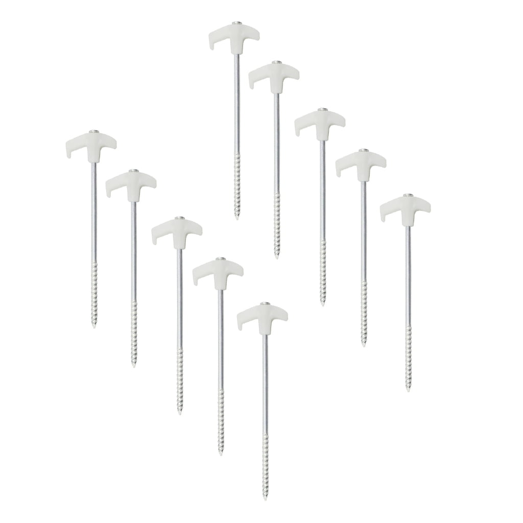 YIGSECU 10pcs Camping Peg Tent Stakes Screw Tent Stakes Spirals Screw ...