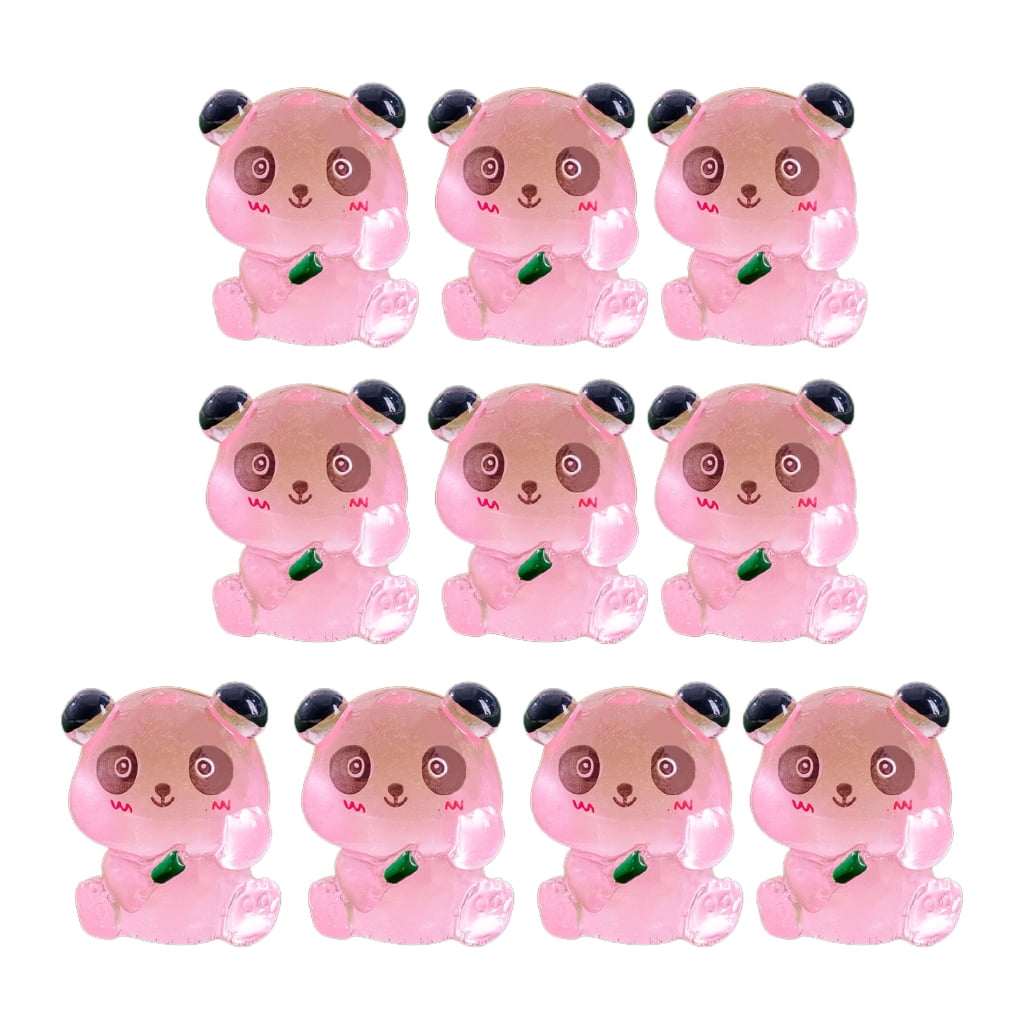 YIGSECU 10pcs Miniature Panda Resin Figurines Home Garden Accessories ...