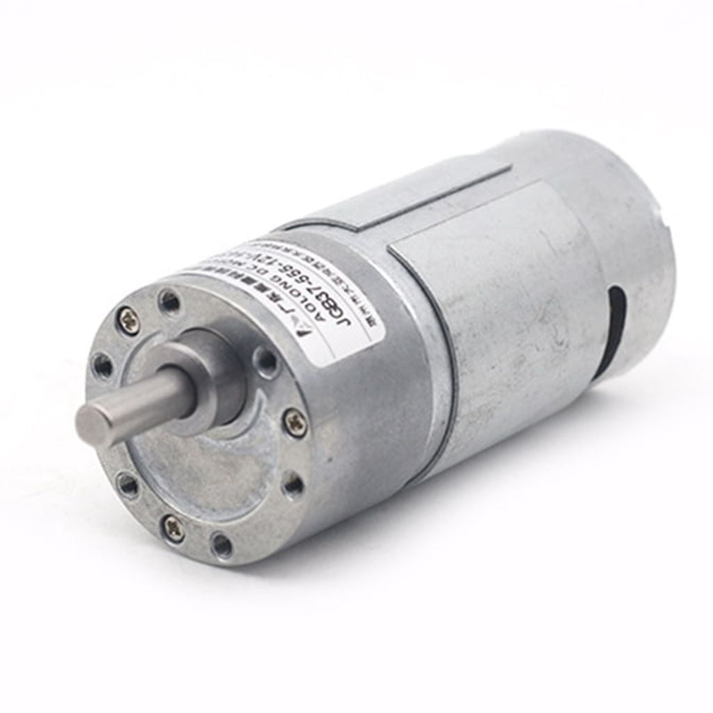 YIGSECU 12V High Torque Gear Motor Metal Gear Box Electric Motor Low ...