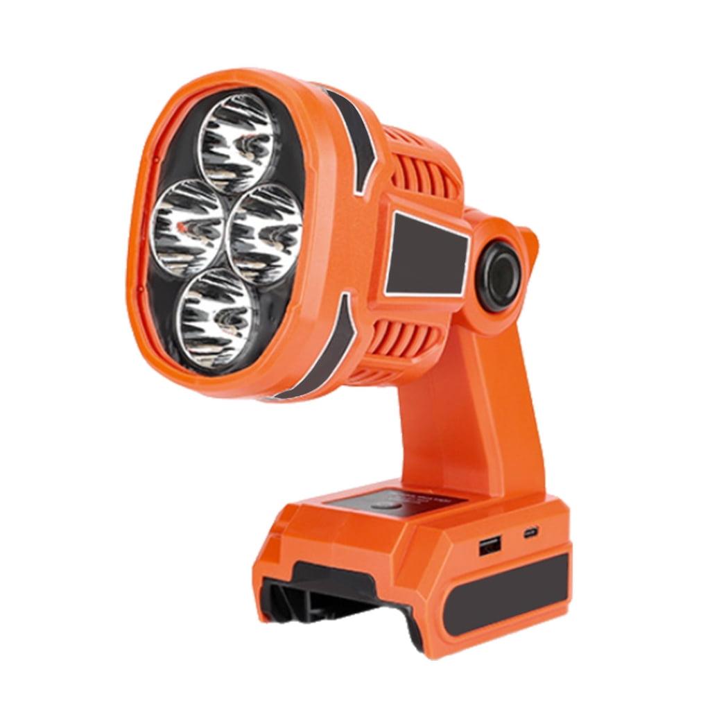 YIGSECU 12W Cordless LED Work Light Flashlight Spotlight For 18V-20V ...