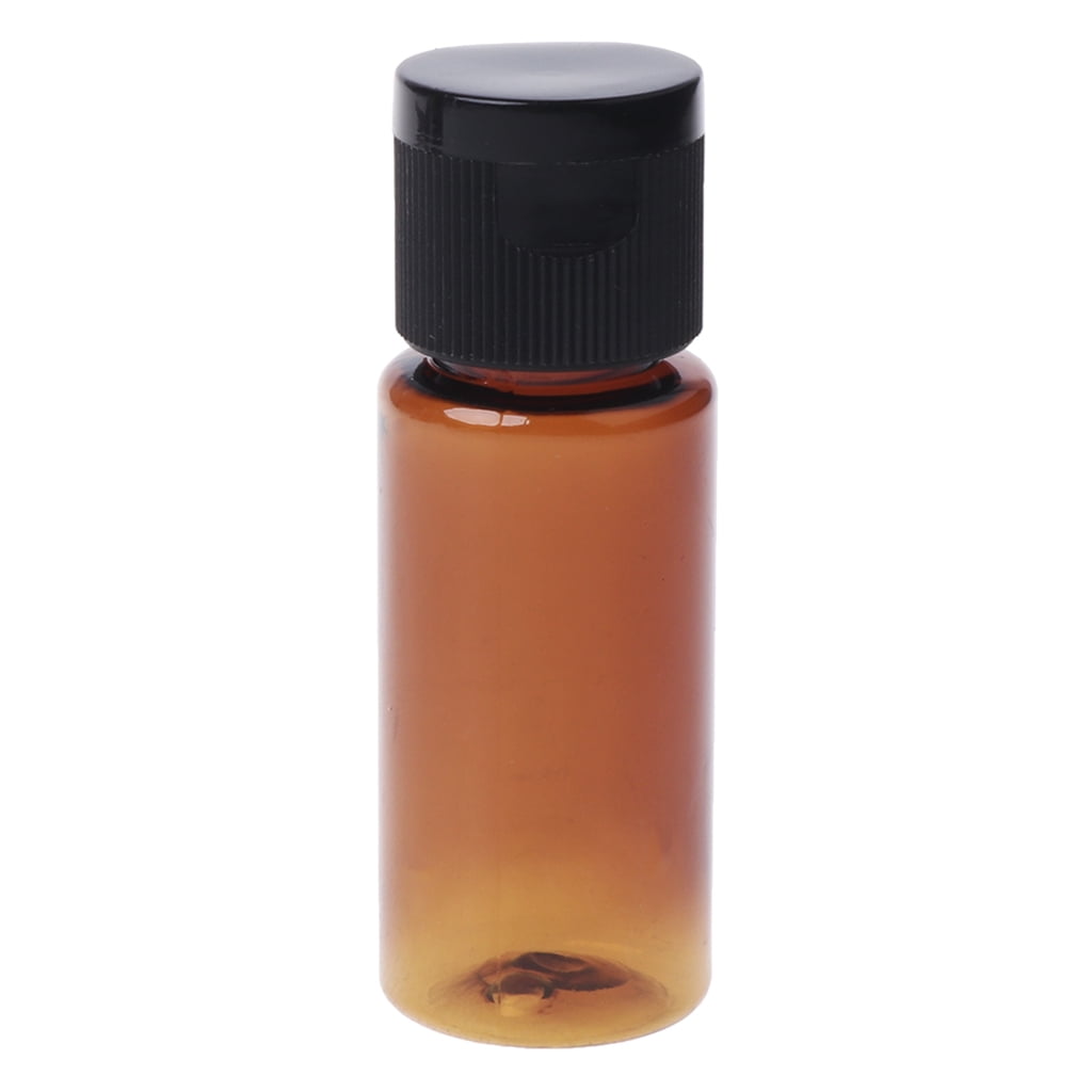 YIGSECU 15ml Travel Empty Flip Cap Bottle Makeup Emollient Water ...