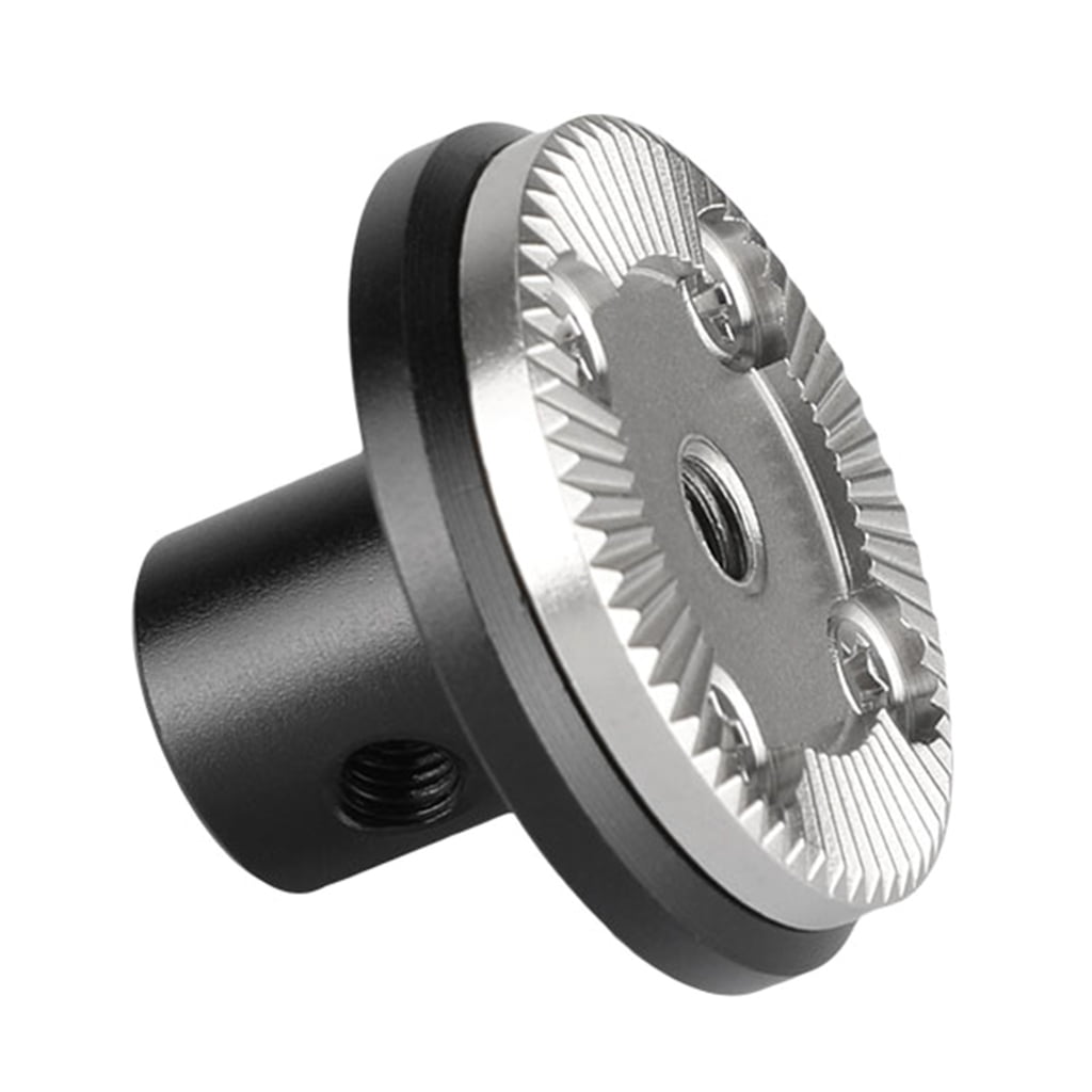 YIGSECU 15mm Rod Standard Rosette M6 Thread Mount Adapter Holder Stand for Camera Shoulder Rig ...