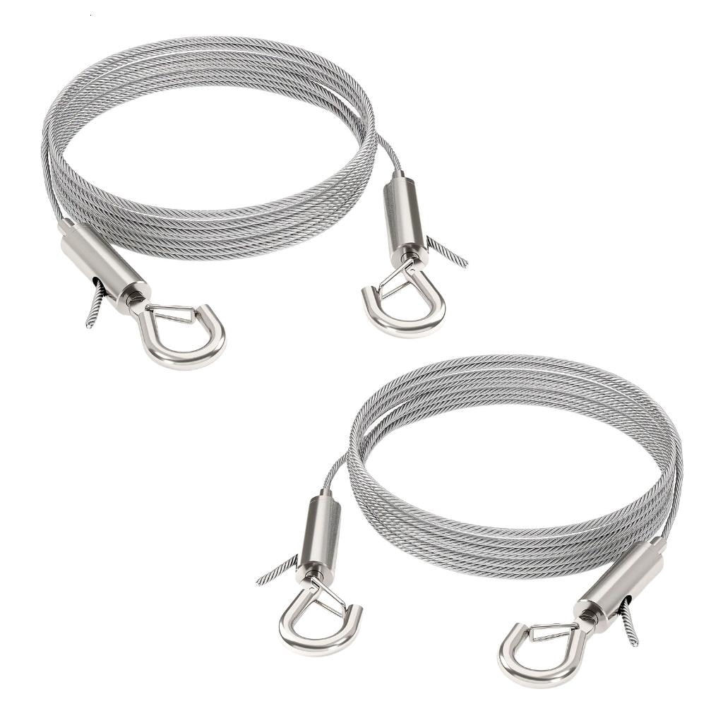 YIGSECU 2 Pack Picture Hanging Wire Set with Stainless Steel Wires 1m ...